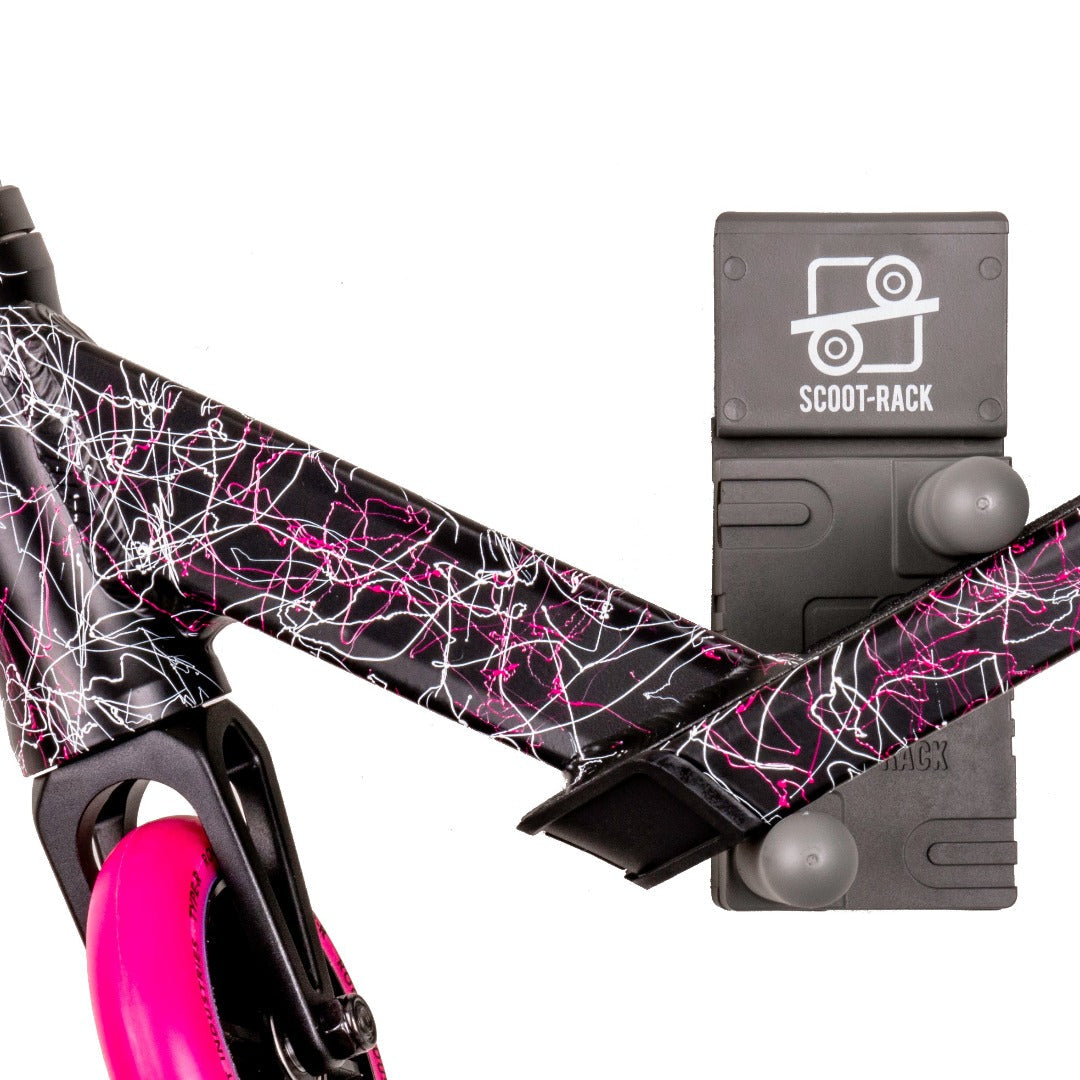 ScootRack Wall Mount Scooter Stand – Ramp Attak Indoor Skatepark & Shop